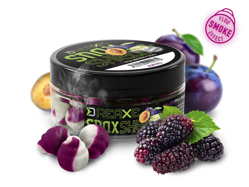 Appât D SNAX SHELL / Prune – mûrier, Delphinpeche.fr