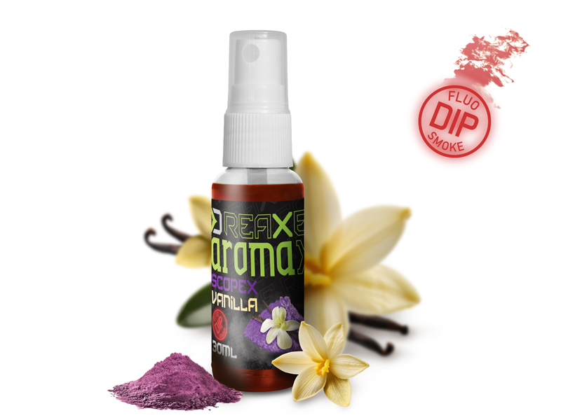 Spray à appât Delphin AromaX / Scopex-vanille, Delphinpeche.fr